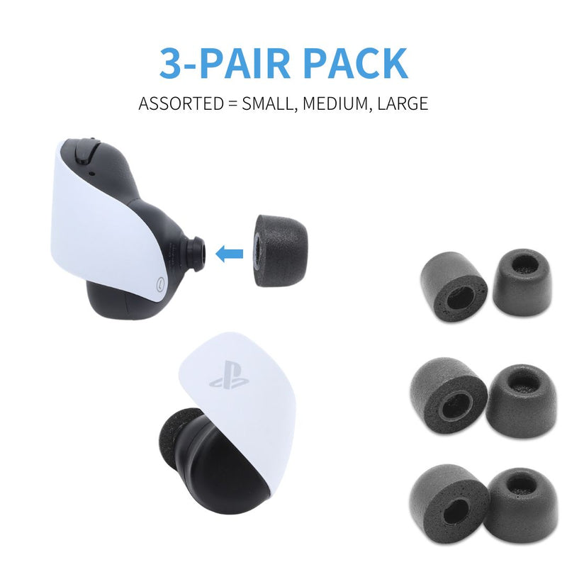 Comply Foam Ear Tips for PlayStation PULSE Explore - Official Licensed
