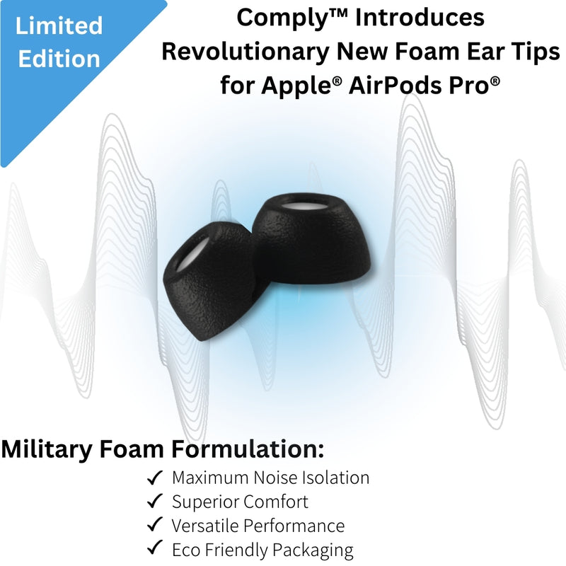 Comply Foam NEW LIMITED EDITION Premium 3.0 Foam Ear Tips for Apple Ai