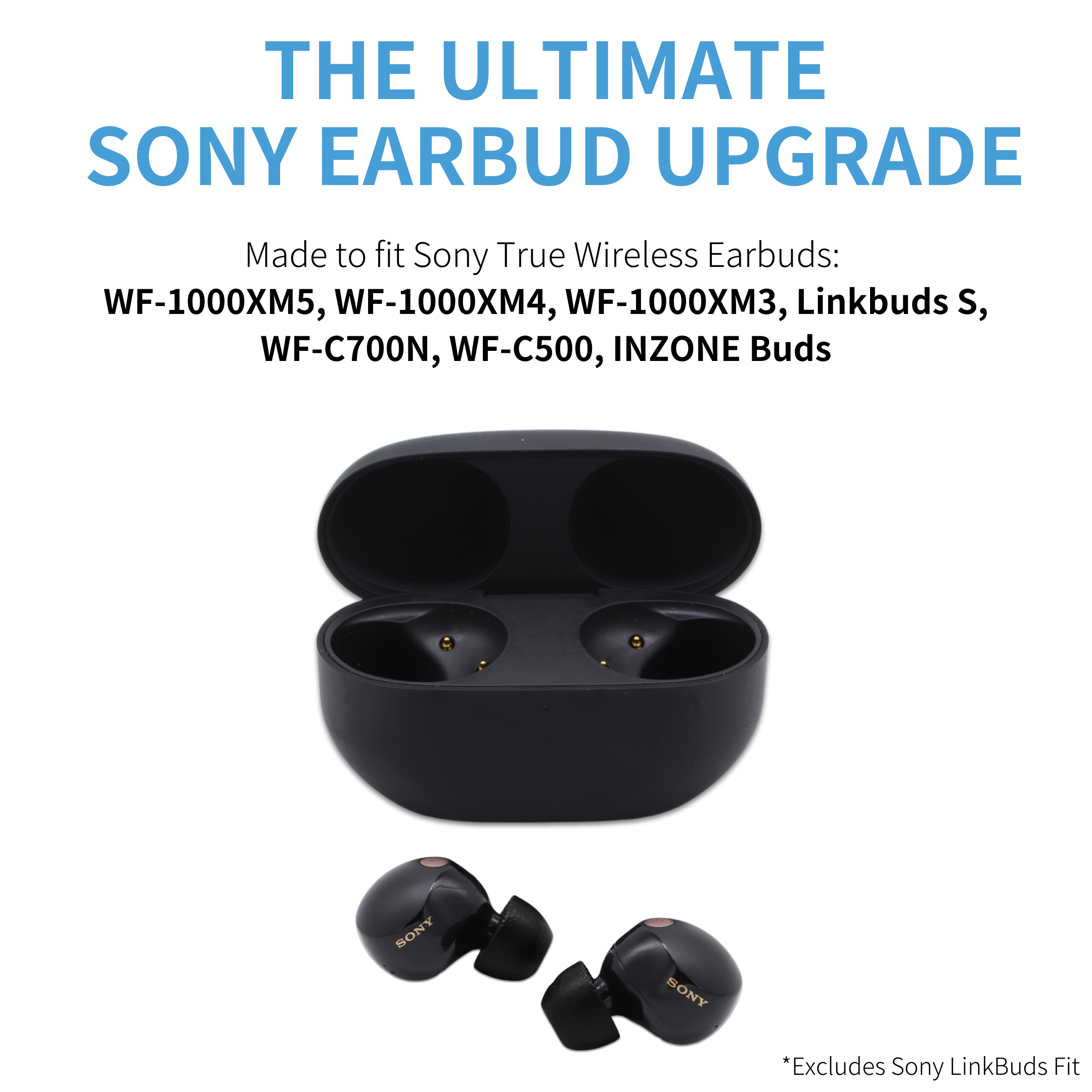 Comply Foam NEW TrueGrip™ Premium Ear Tips for Sony True Wireless Earb